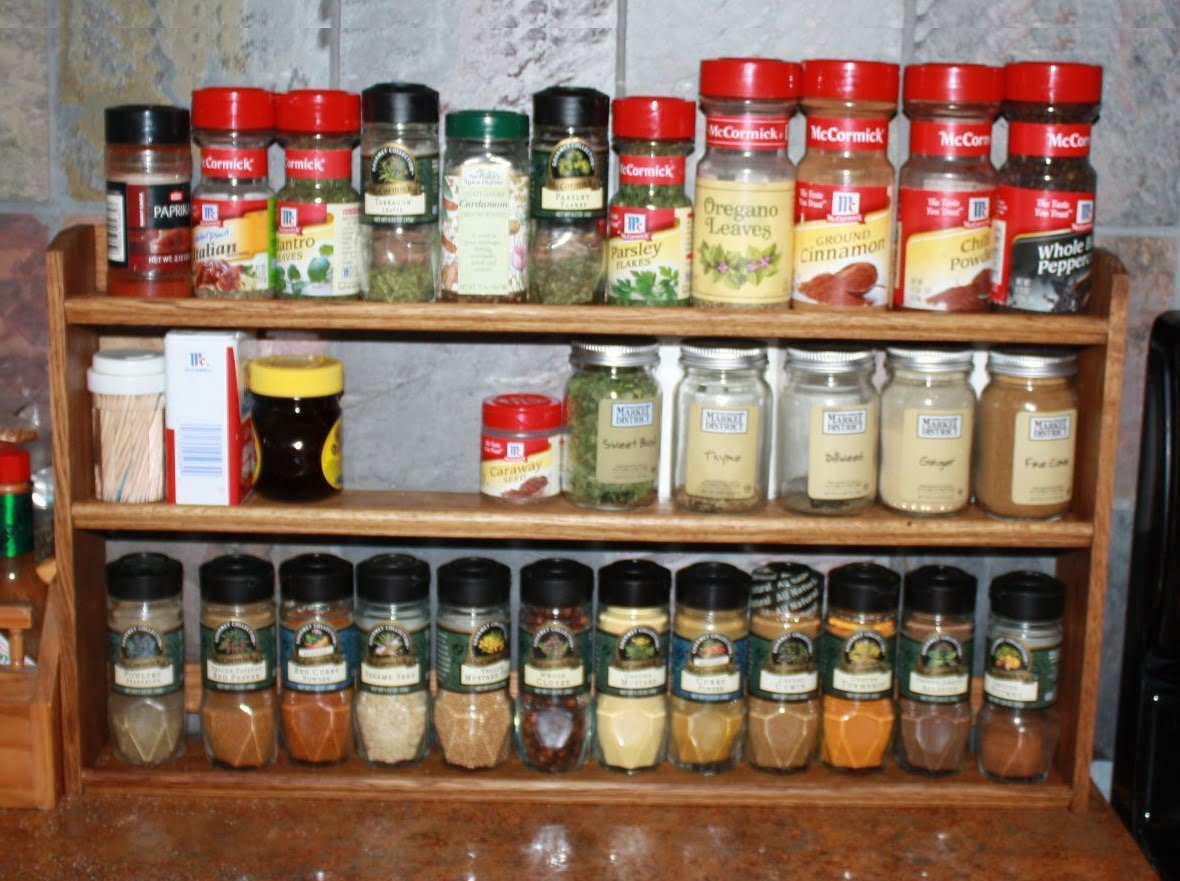 Wood Spice Racks, Plans Handcrafted Order Online | Dave’s Spice Racks